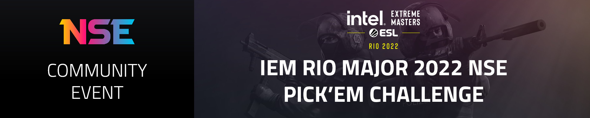 IEM Rio Major 2022 NSE Pick'em Challenge | National Student Esports