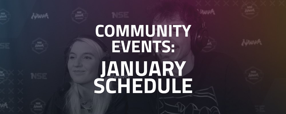 January Community Events Schedule - 2023 | National Student Esports