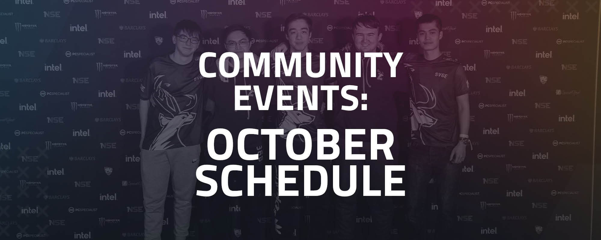 October Community Events Schedule - 2023 | National Student Esports