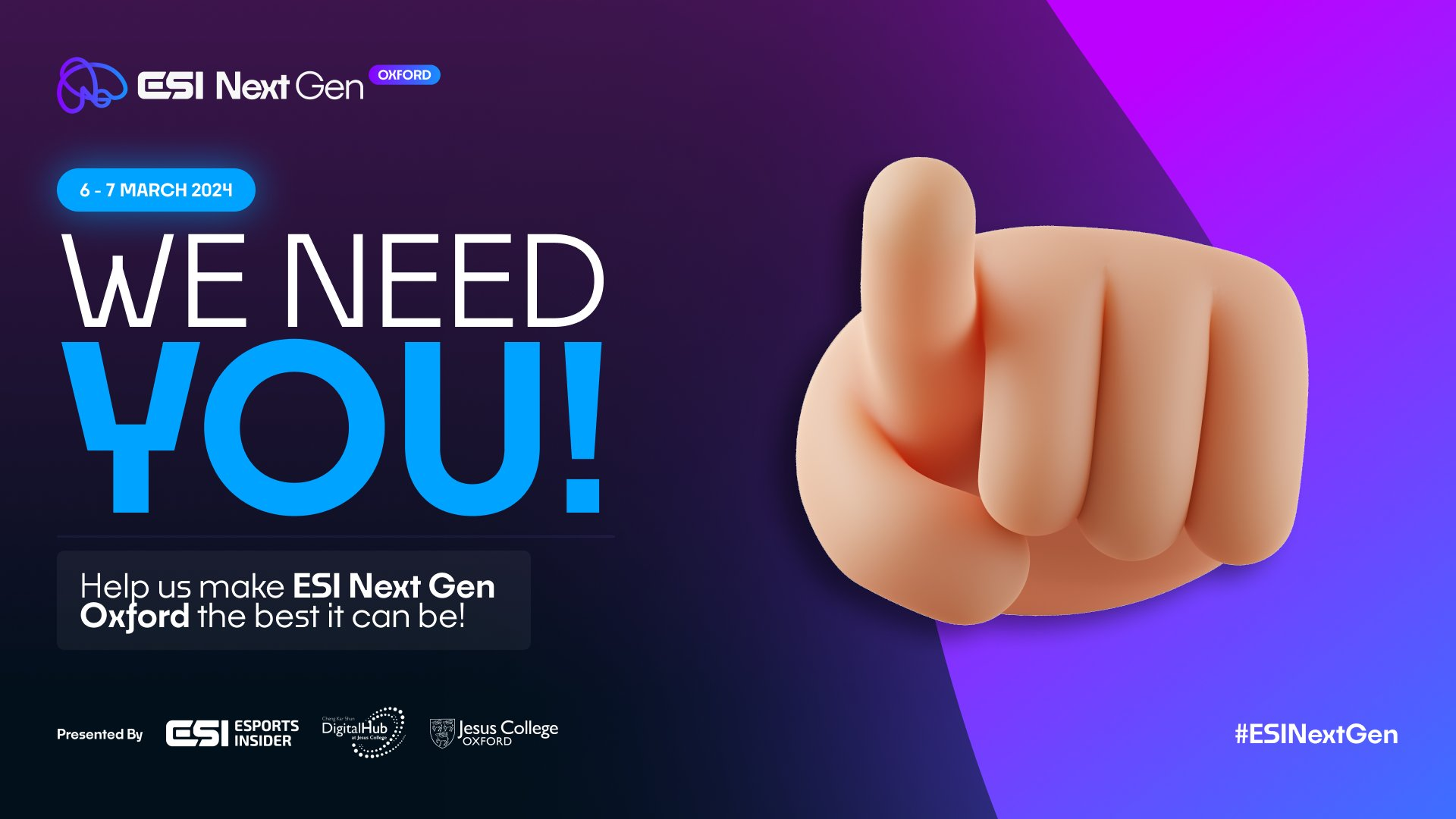 ESI NextGen - Oxford | National Student Esports