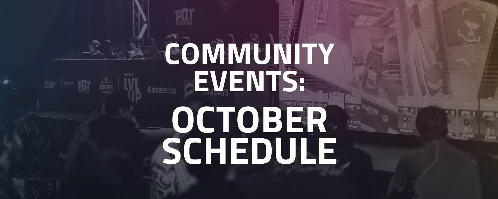 October Community Events Schedule - 2025 | National Student Esports