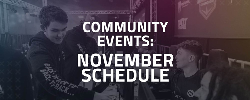 November Community Events Schedule - 2025 | National Student Esports